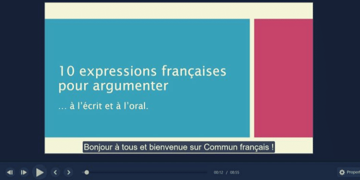 expressions françaises pour argumenter : découvrez-les en vidéo
